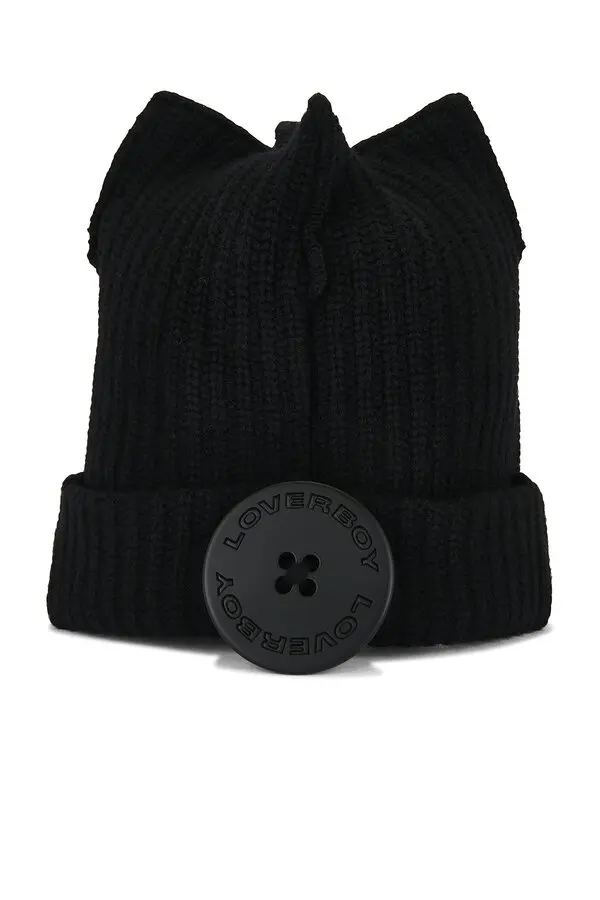 CHARLES JEFFREY Box Beanie - Black