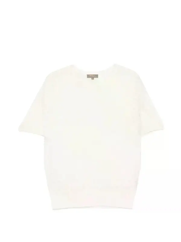 N.peal Milly Lace Stitch T-shirt