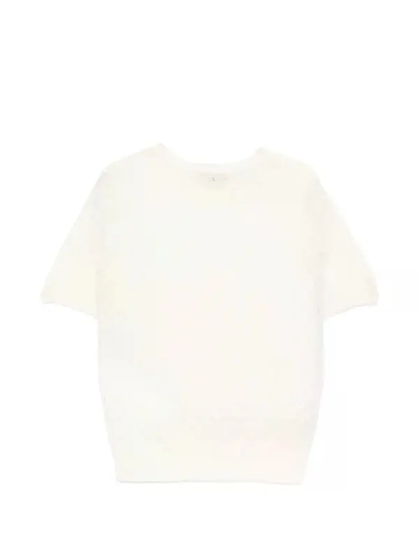 N.peal Milly Lace Stitch T-shirt