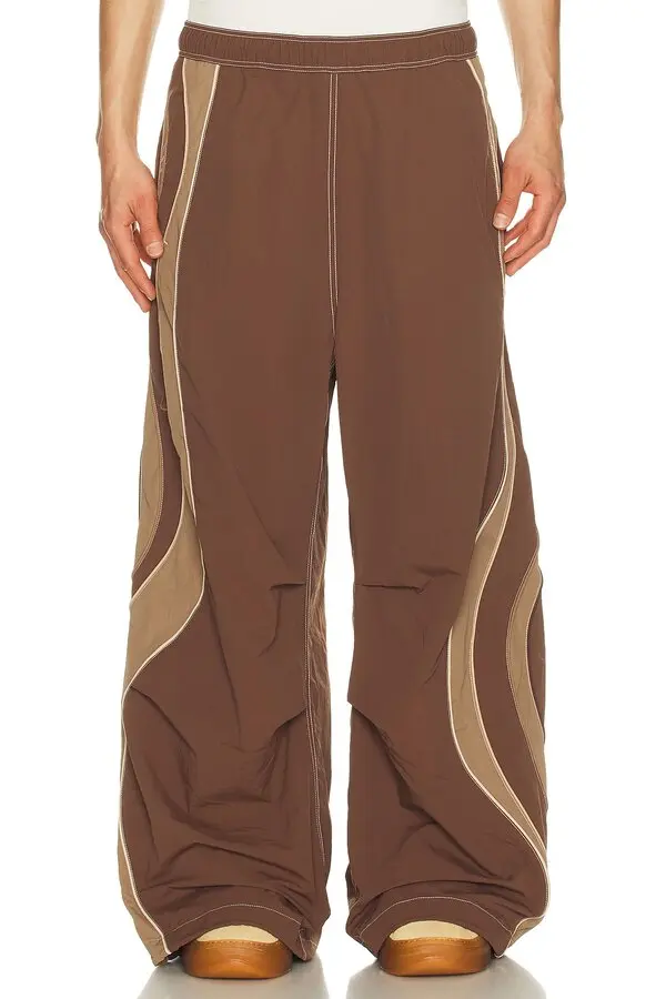 ERL Ufo Track Pants Woven - Brown
