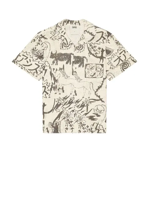 Oas Gensou Cuba Shirt In Cream
