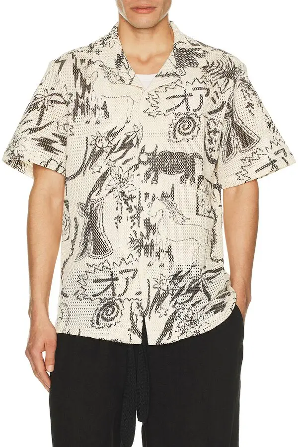 Oas Gensou Cuba Shirt In Cream