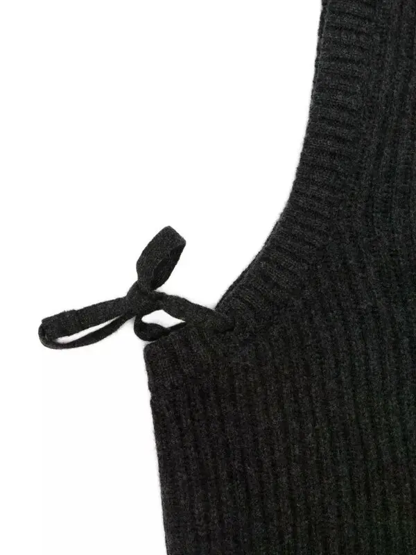 GRAN SASSO Ribbed Balaclava - Grey
