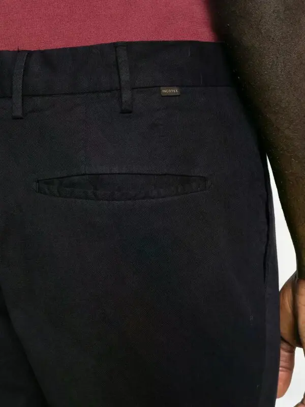 Incotex Belt-loop Chinos - Black