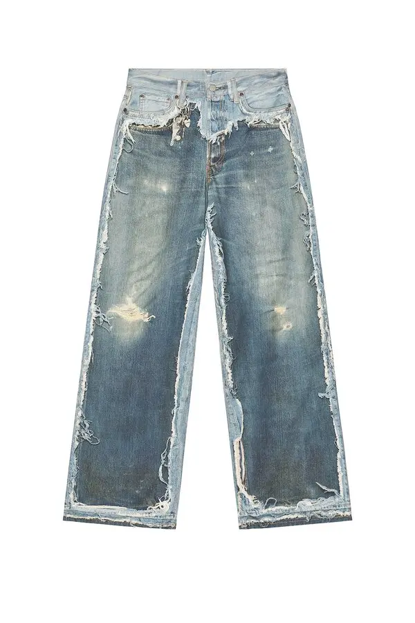 Acne Studios 1981 Skeleton Jean - Mid Blue