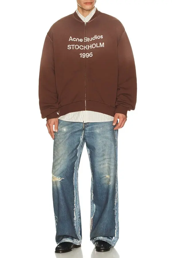 Acne Studios 1981 Skeleton Jean - Mid Blue