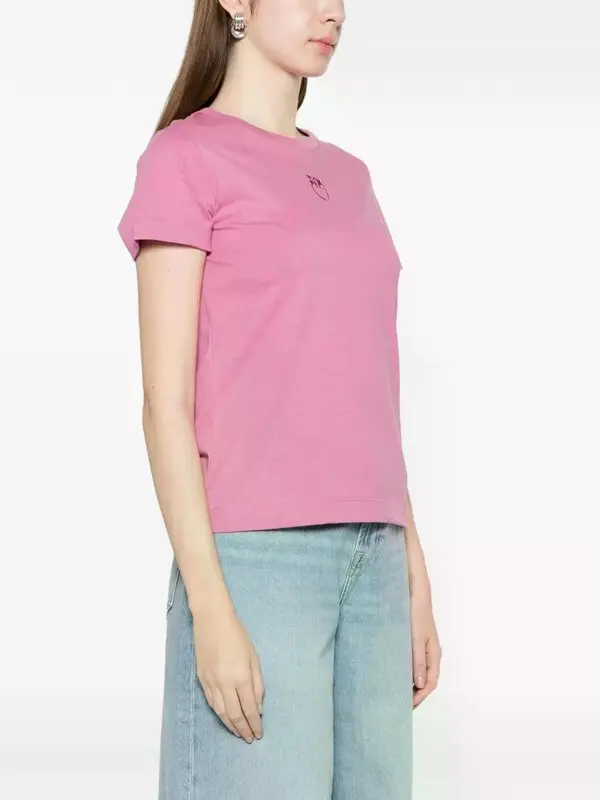 Pinko Bussolotto" Cotton Logo T-shirt