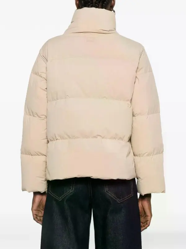 Max Mara Kaiser Funnel-neck Quilted Jacket