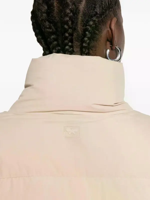 Max Mara Kaiser Funnel-neck Quilted Jacket