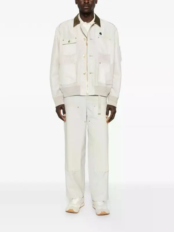 Sacai Belted Panelled Trousers