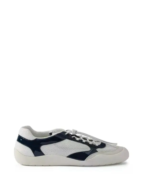 Prada Speedrock Elasticated Geometric Sneakers - White