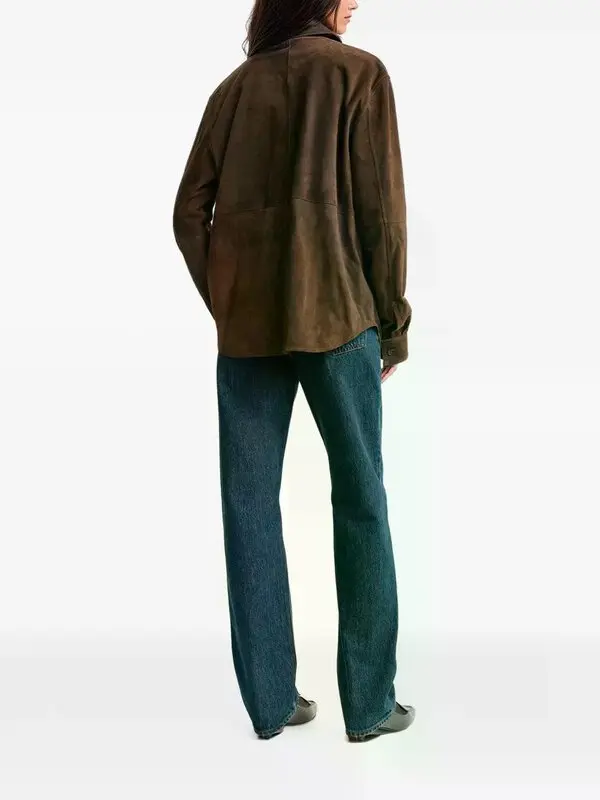TOTEME Suede Overshirt Coat