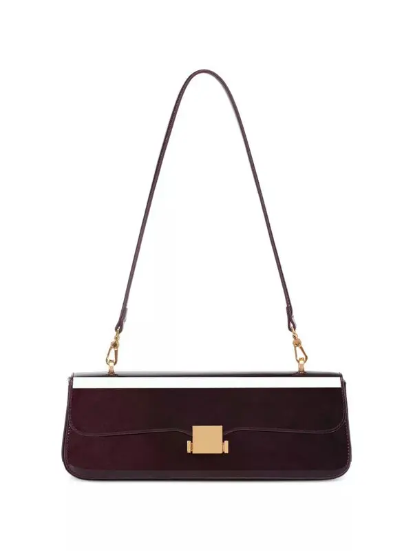 POTAMY Square Leather Shoulder Bag