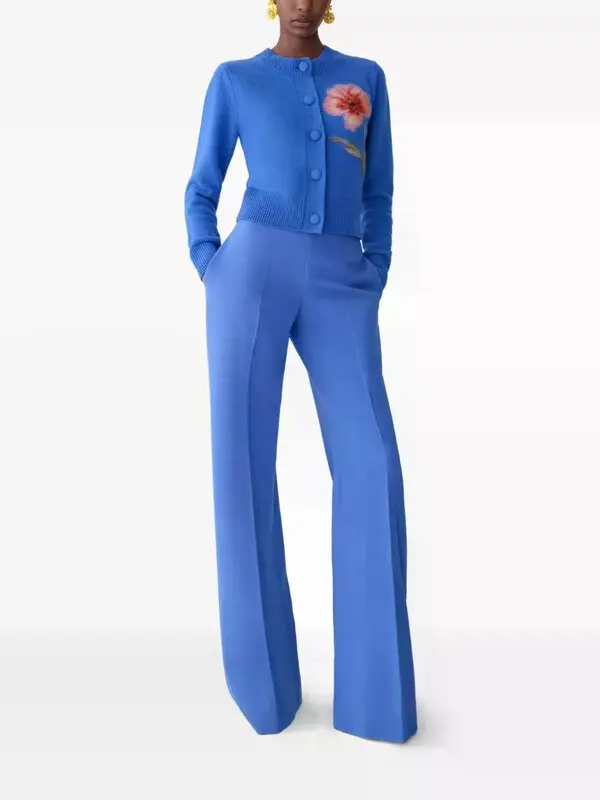 Carolina Herrera Wide-leg Diane Pants - Blue