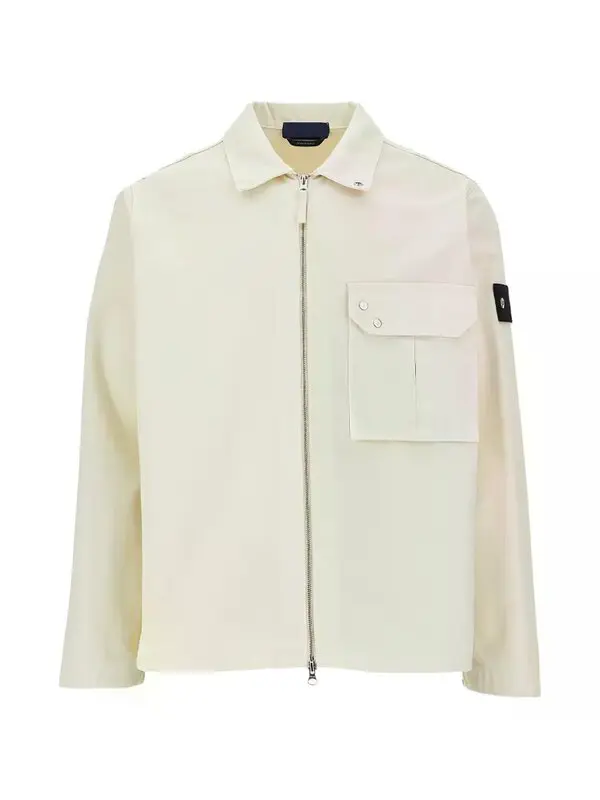 Stone Island Pocket Zip-up Overshirt - Neutrals