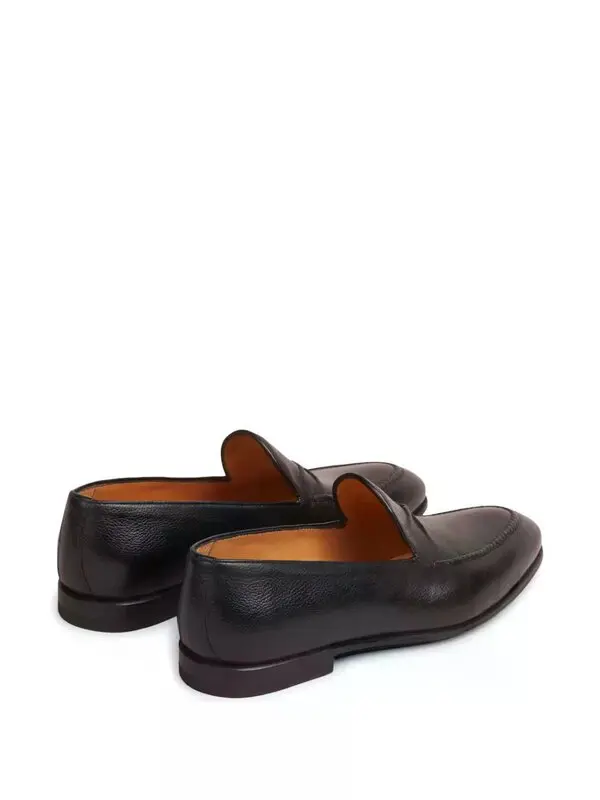 Bontoni Grained Leather Loafers