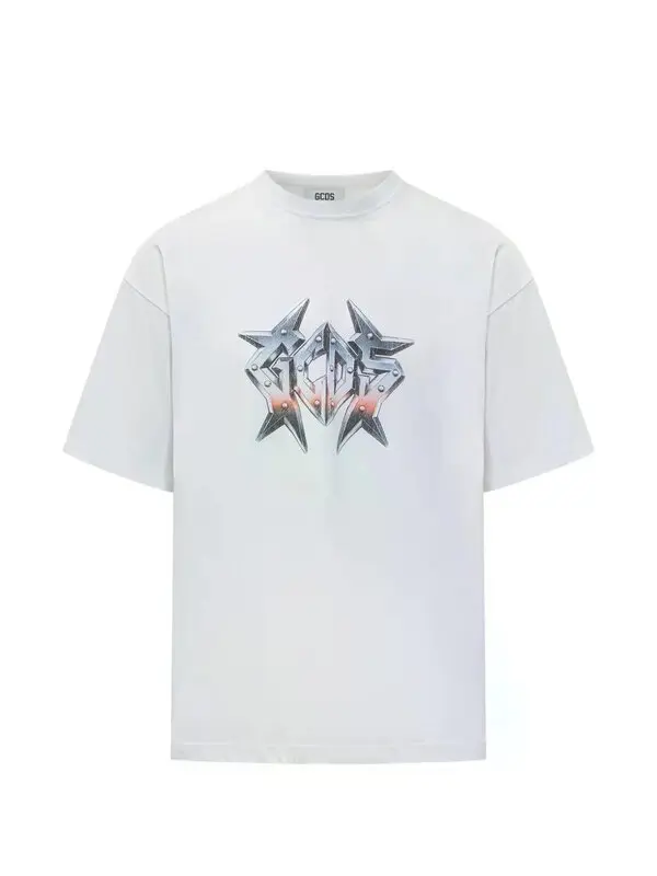 Gcds Graphic Short-sleeve T-shirt - White