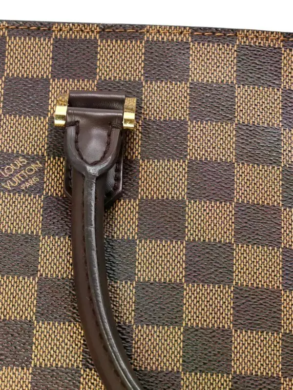 LOUIS VUITTON Venice Sac Plat Damier Pm Tote Bag - Brown