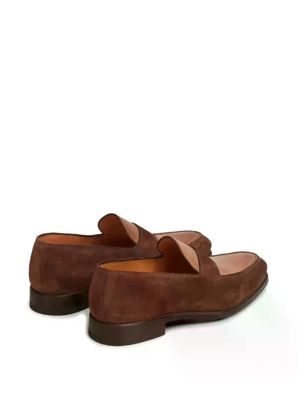 Bontoni Panelled Leather Loafers