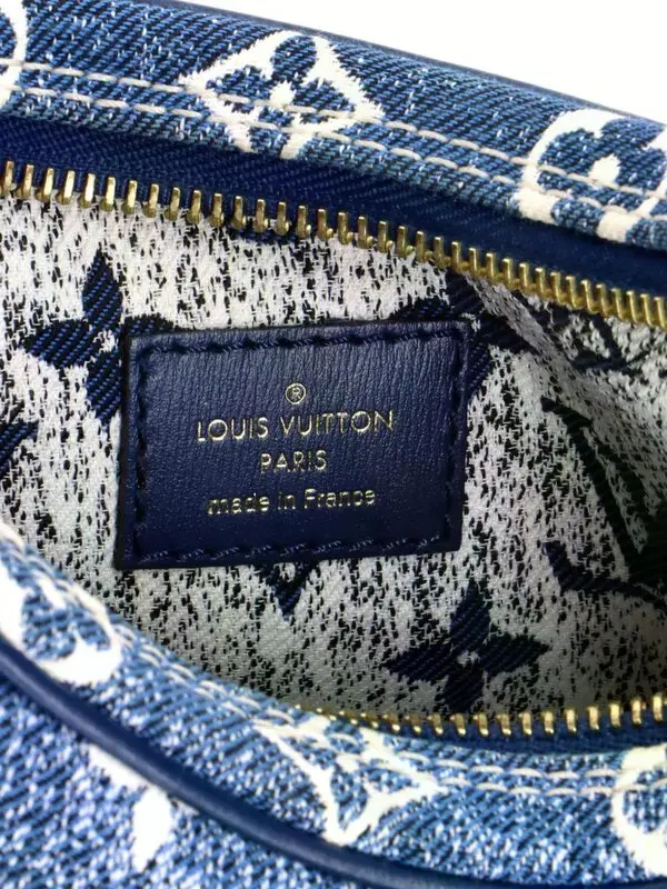 LOUIS VUITTON Loop Hobo Bag Monogram Jacquard Denim - Blue