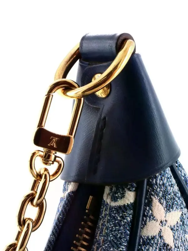 LOUIS VUITTON Loop Hobo Bag Monogram Jacquard Denim - Blue