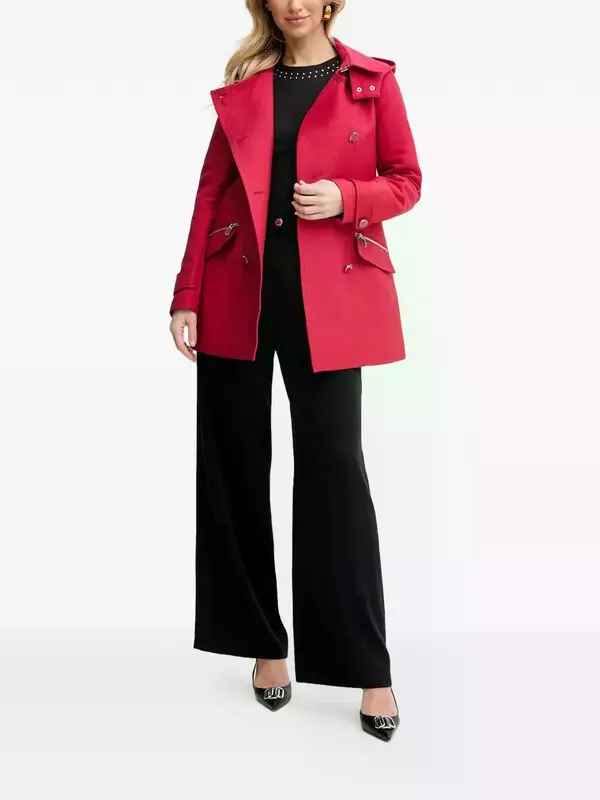 MORGAN Belted Hooded Coat