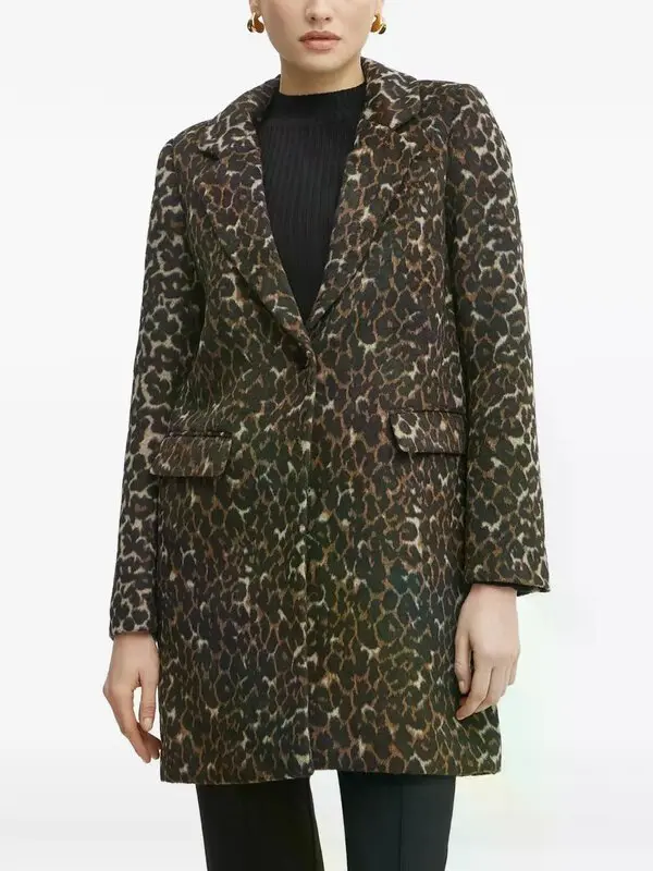 MORGAN Leopard-print Coat