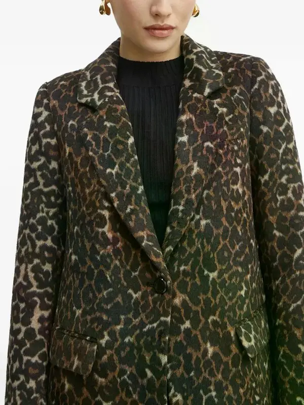 MORGAN Leopard-print Coat
