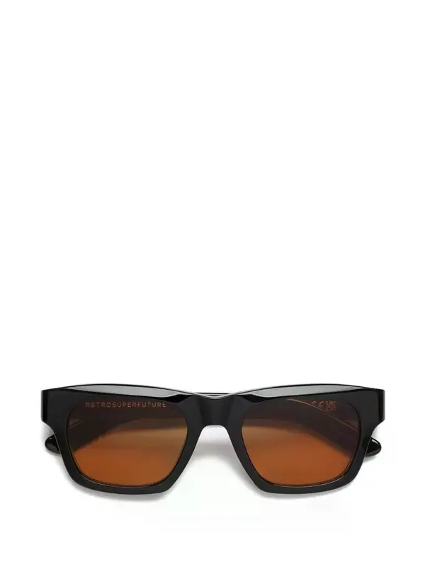 RETROSUPERFUTURE Sintesi Rectangle-frame Sunglasses - Black