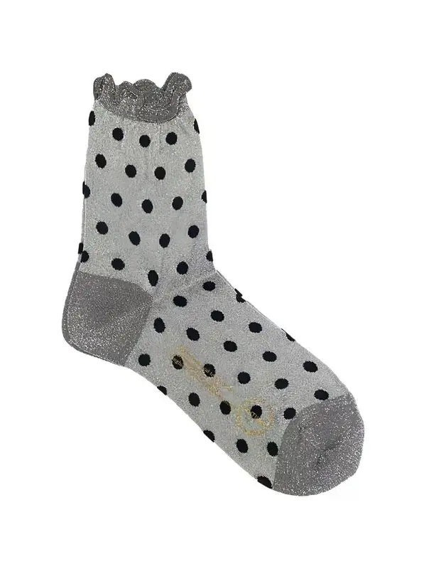 ANTIPAST Polka Dot-pattern Socks - Grey
