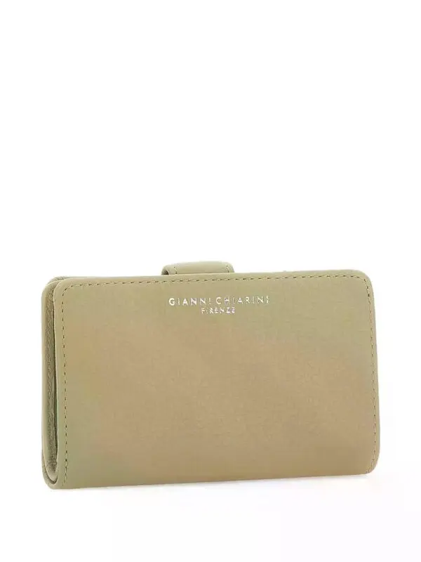 GIANNI CHIARINI Dollaro Pebbled Wallet - Neutrals