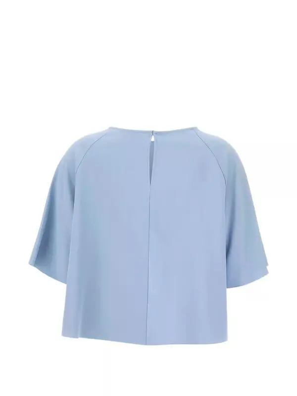 KAOS Pleated Cropped Blouse