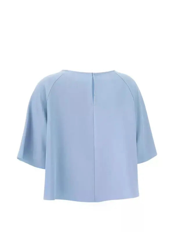 KAOS Pleated Cropped Blouse