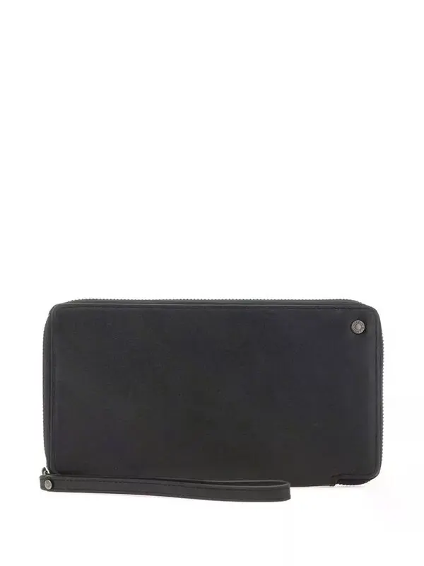GIANNI CHIARINI Zip Leather Wallet - Black