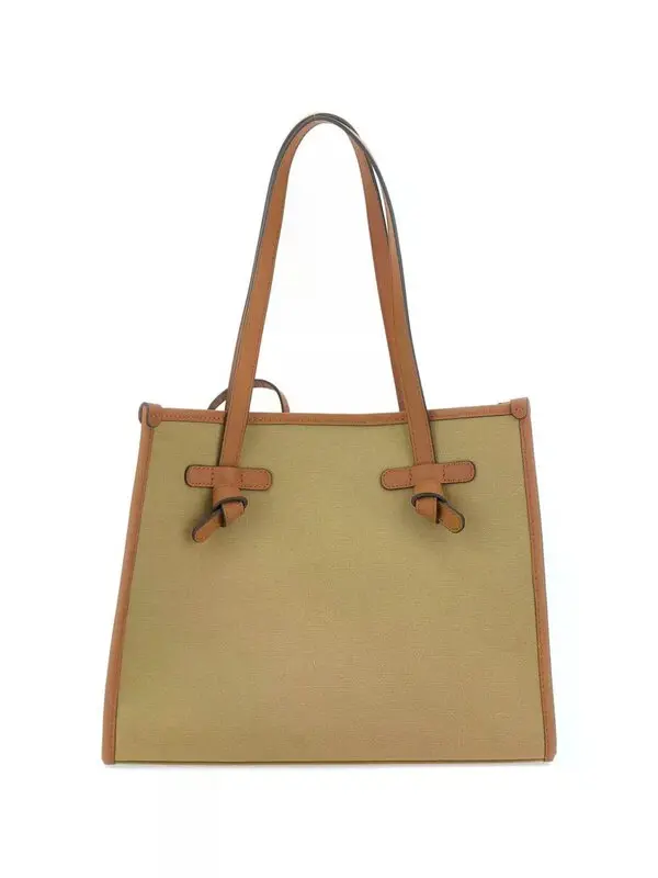 GIANNI CHIARINI Marcella Leather-trim Tote Bag - Green