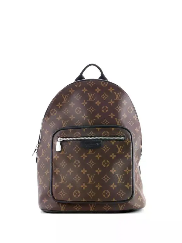 LOUIS VUITTON Josh Macassar Monogram Canvas Backpack - Brown