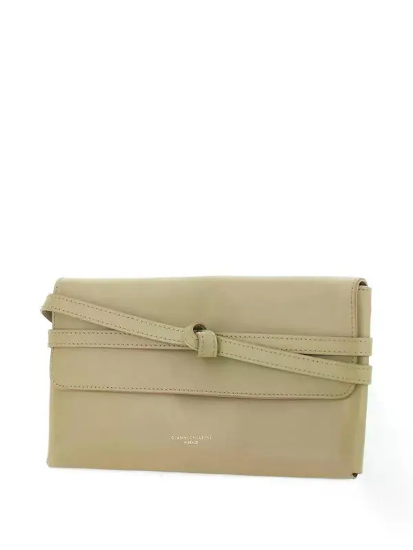 GIANNI CHIARINI Small Belty Knotted Straps Clutch - Neutrals