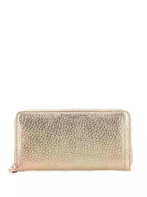 GIANNI CHIARINI Bubble Zip Wallet - Gold