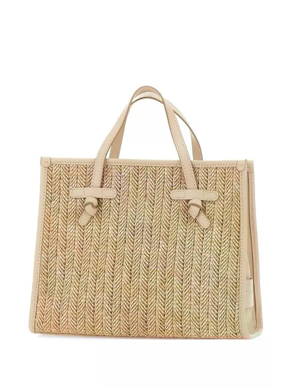 GIANNI CHIARINI 32 Missmarcella Straw Tote Bag - Neutrals