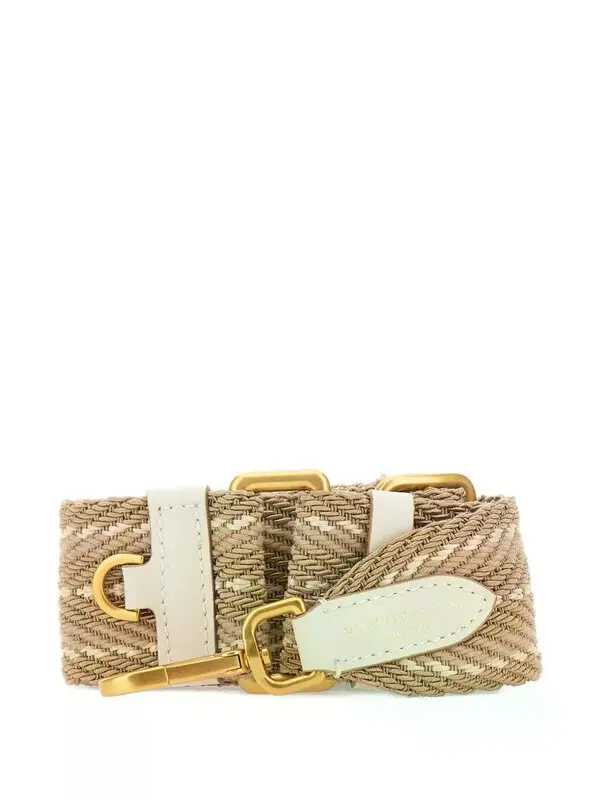 GIANNI CHIARINI Striped Leather Strap