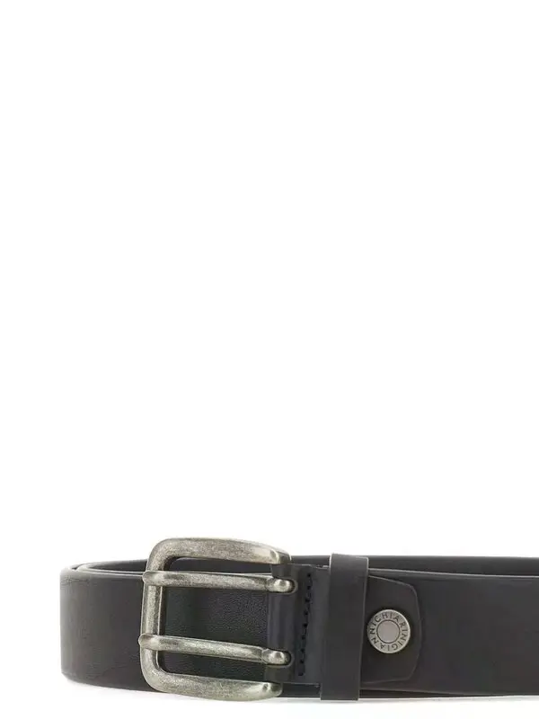 GIANNI CHIARINI Leather Belt - Black