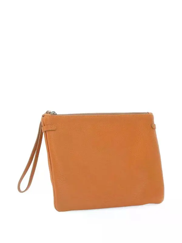 GIANNI CHIARINI Leather Clutch - Neutrals