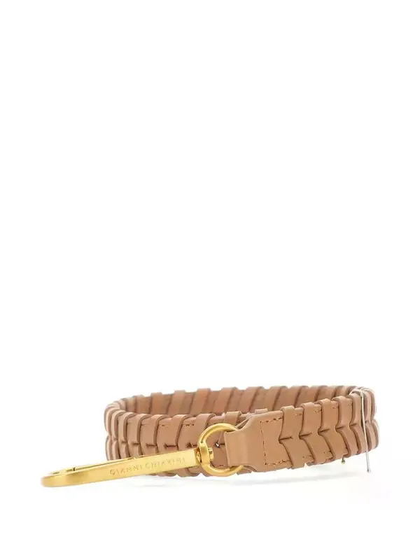 GIANNI CHIARINI Maxi Braid Shoulder Strap - Neutrals