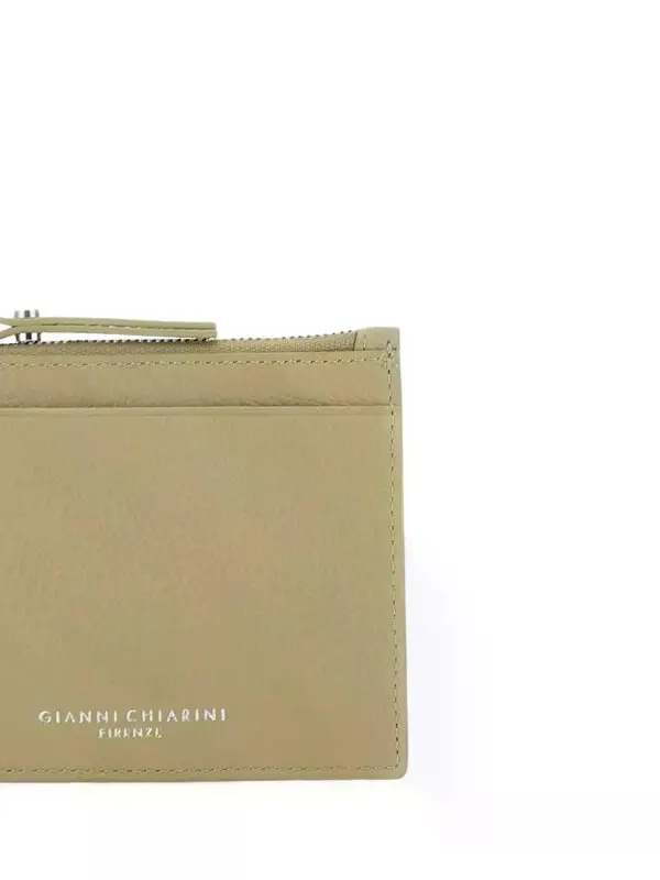GIANNI CHIARINI Pebbled Leather Wallet
