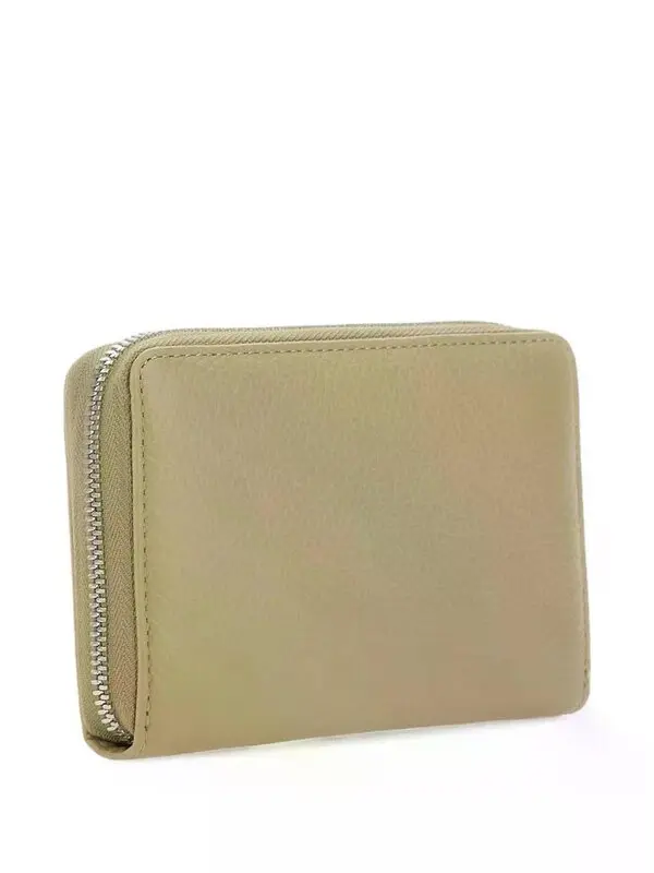GIANNI CHIARINI Grain Pebbled Zip Wallet