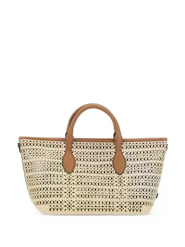 GIANNI CHIARINI Mashup Laser-cut Tote Bag - Neutrals