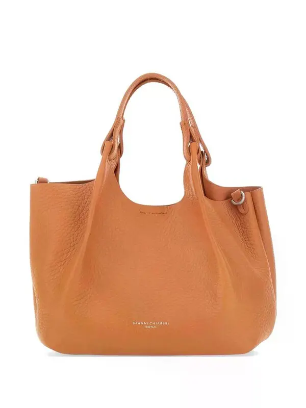 GIANNI CHIARINI Dua Logo-detail Tote Bag - Orange