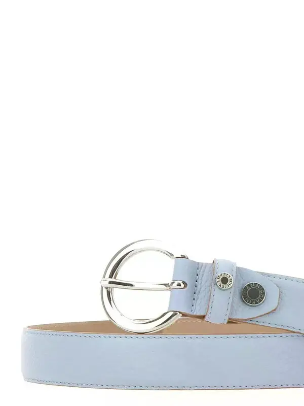 GIANNI CHIARINI Leather Belt - Blue