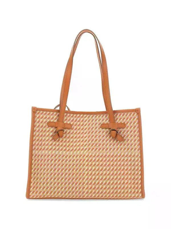 GIANNI CHIARINI 32 Miss Marcella Houndstooth Tote Bag