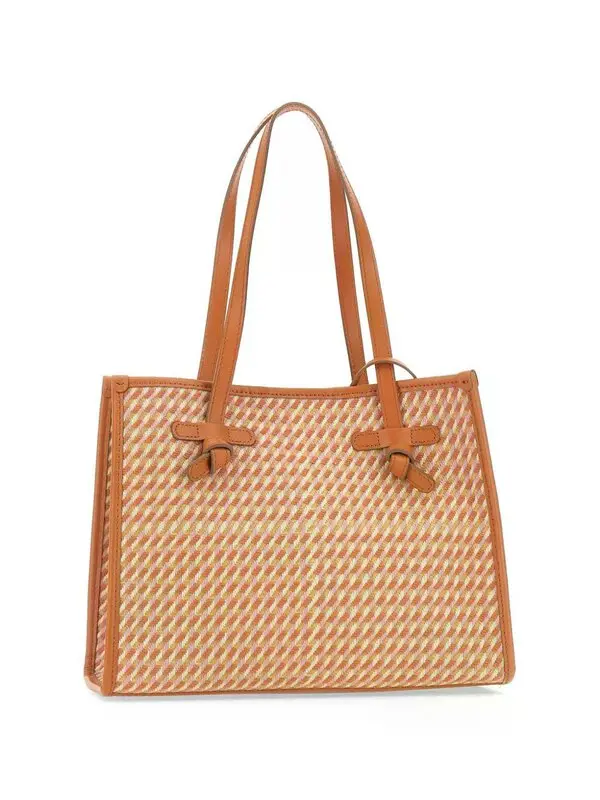 GIANNI CHIARINI 32 Miss Marcella Houndstooth Tote Bag